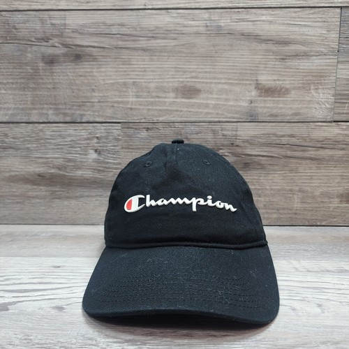 Champion Cap Hat Adult Mens Embroidered Logo Adjustable StrapBack ...