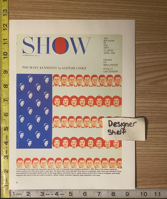 John & Jackie Kennedy Cover Of Show Magazine 1963 Book Photograph | eBay