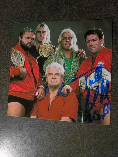 TULLY BLANCHARD Hand Signed Autograph 4X4 Photo =WWF, WCW WRESTLER FOUR ...