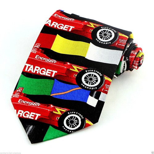 CART Target Men's Neck Tie Racing Race NASCAR Ralph Marlin Car Silk ...