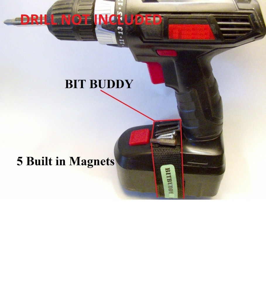 Bit Buddy cordless drill tool belt holder screw driver magnetic for ...