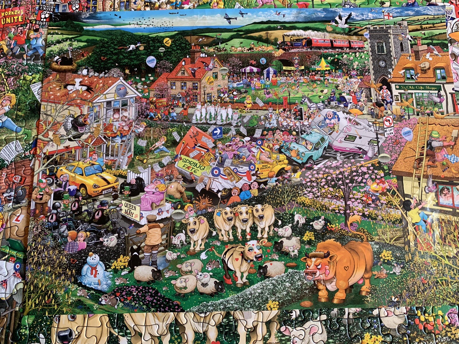 Gibsons, 1000 Piece Jigsaw Puzzle, I Love Spring. Mike Jupp. Complete ...