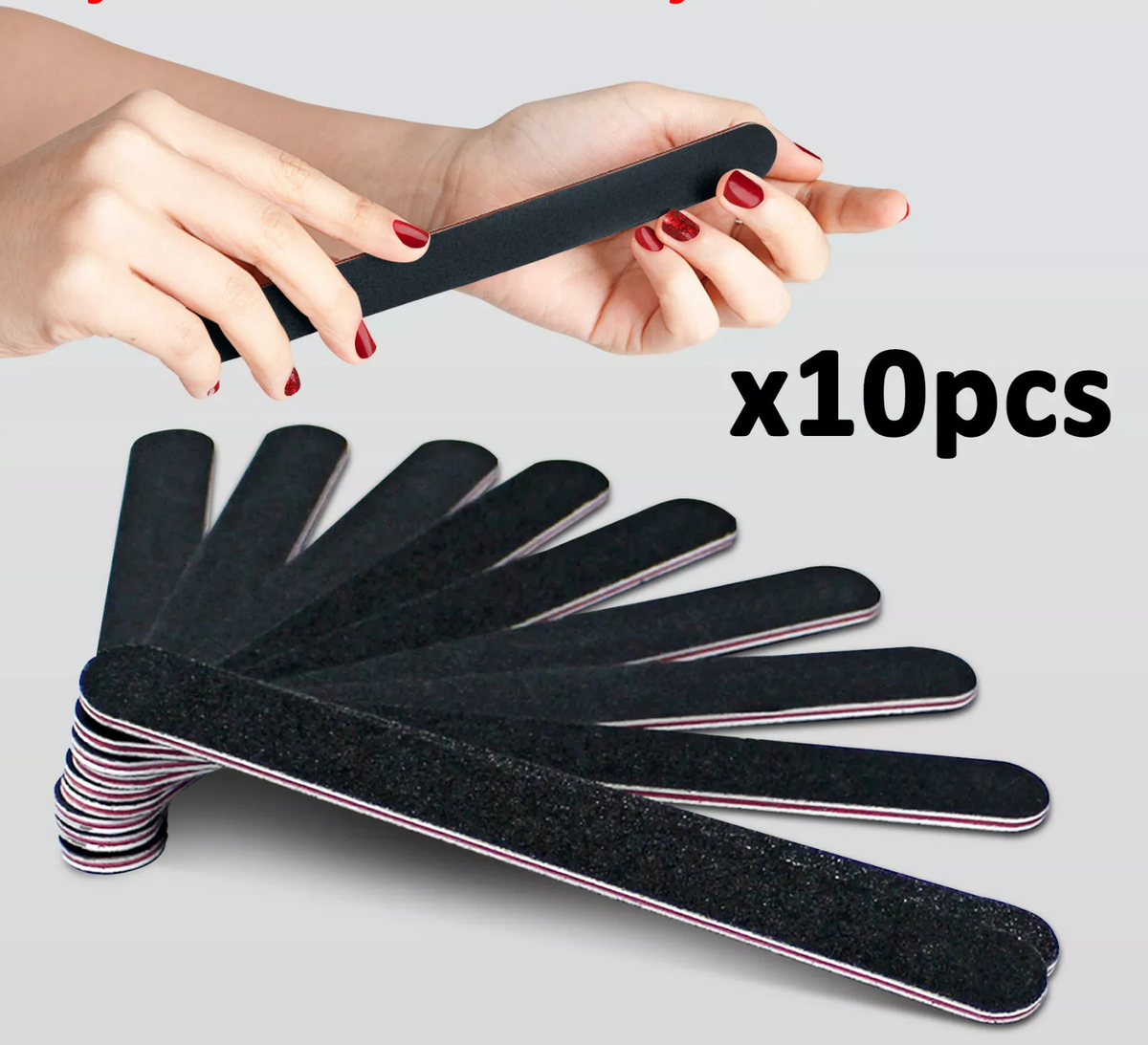 Emery Board Nail File 120 PC LOT Professional Double Sided Nail Files