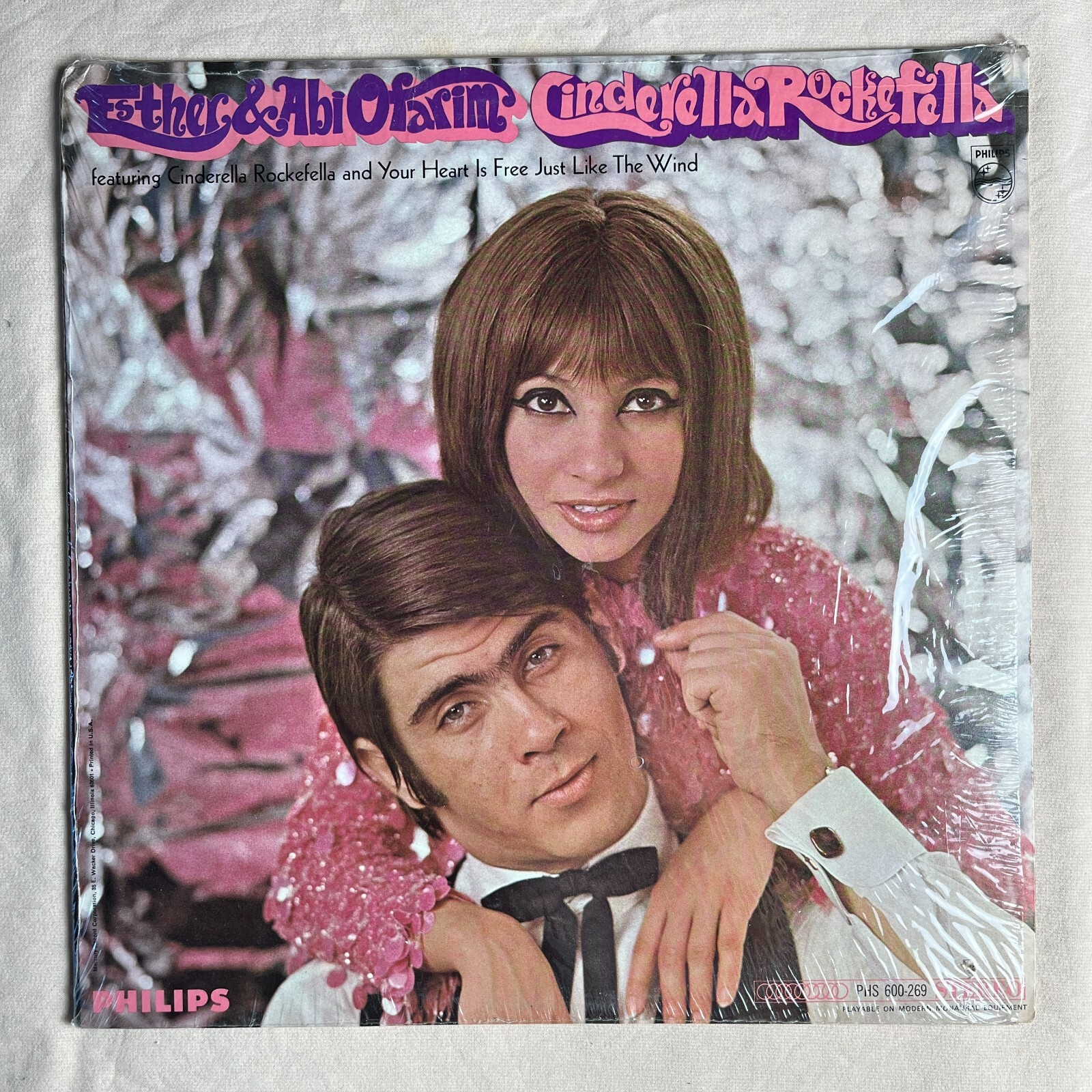 ESTHER & ABI OFARIM Cinderella Rockefella 1967 Vinyl LP Philips PHS 600 ...