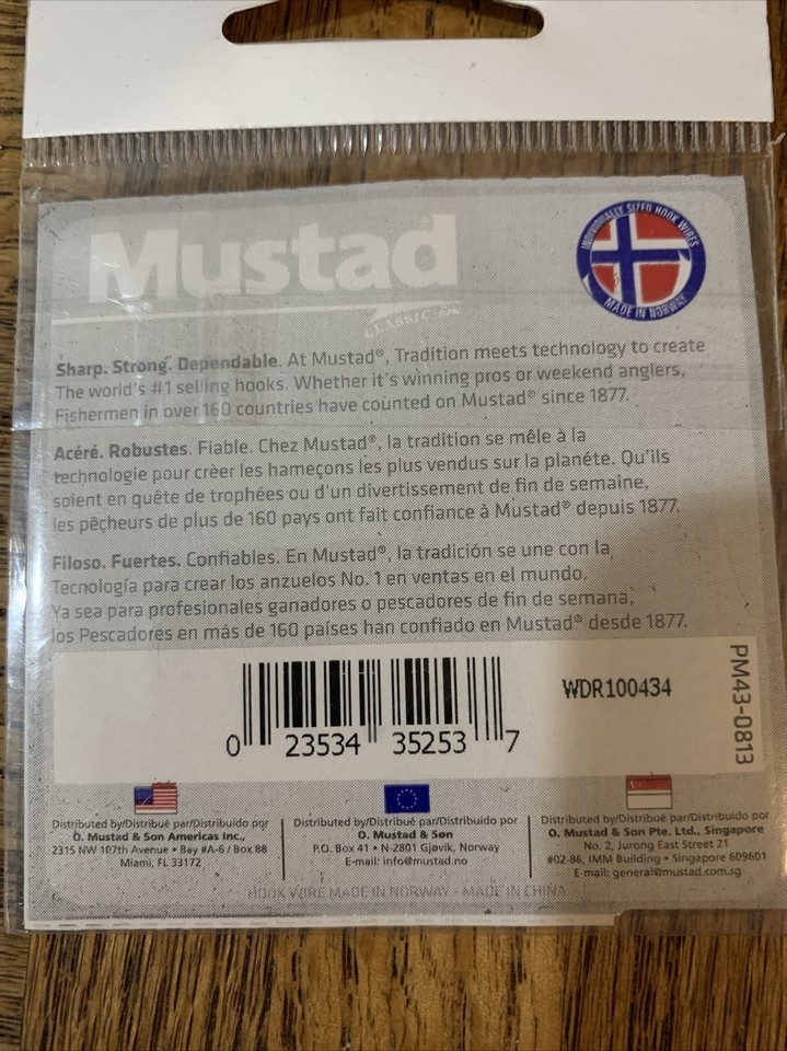 Mustad Snap Hooks Size 1-BRAND NEW-SHIPS SAME BUSINESS DAY | eBay