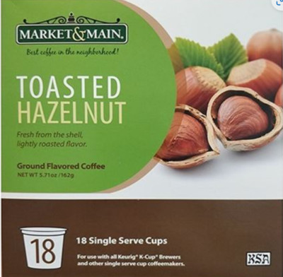 coffee kpods Market & Main Toasted Hazelnut Coffee: 108 Single Serve ...