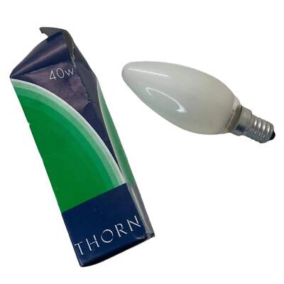 Thorn Light Bulb Small Edison Cap E14 SES 40W 240V Frosted R10612 ...