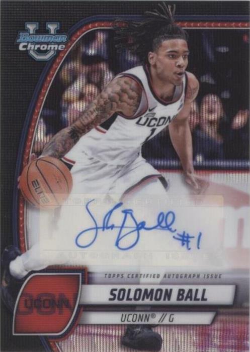 2024-25 Bowman University Chrome - Chrome Prospect Autographs Solomon ...