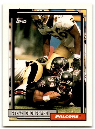 1992 Topps Steve Broussard Atlanta Falcons #306 | eBay