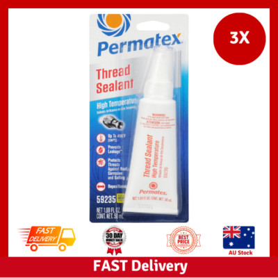 3x Permatex High Temperature Thread Sealant 50mL 59235 | eBay