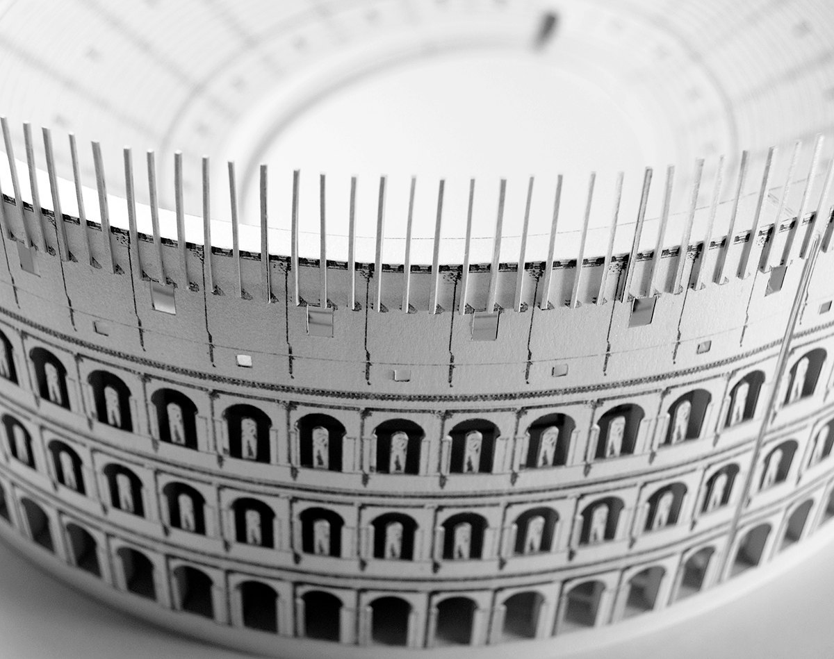 PaperLandmarks ROMAN COLOSSEUM Paper Model Kit | eBay