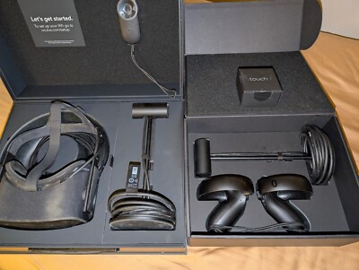 Meta Oculus Rift CV1 VR Virtual Reality Headset System Working w ...
