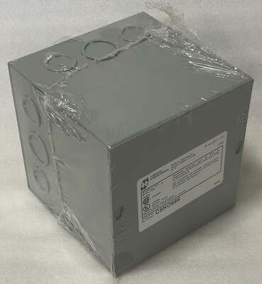 HAMMOND ENCLOSURE CSKO666 6 X 6 X 6" WALL MOUNT WITH KNOCKOUTS CARBON ...