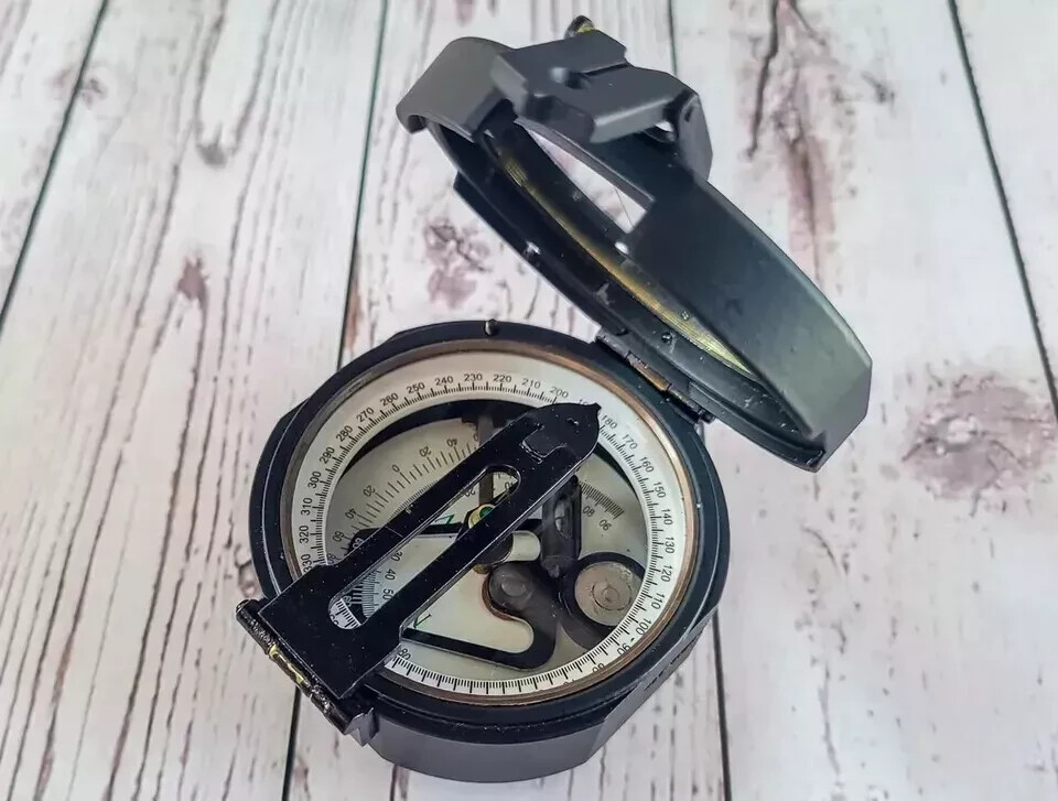 Vintage Bruntons Ainsworth Surveyors Geological Pocket Transit Compass ...