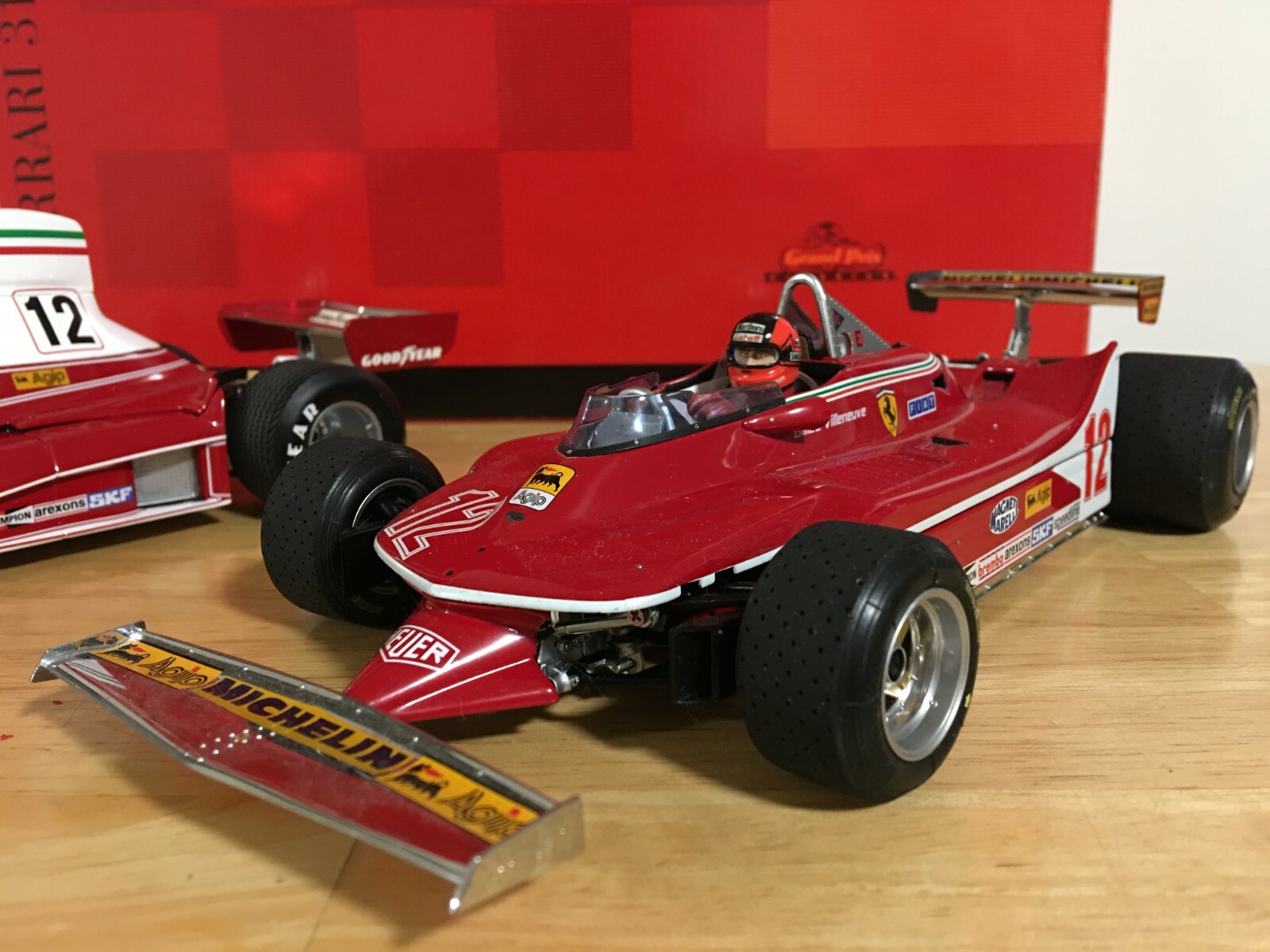 Niki Lauda and Gilles Villeneuve 1975 Ferrari 312T4 F1 Gift Set 1 of ...