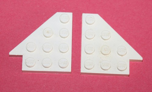 Lego White Wedges ref 3935 3936/set 6345 6985 6386 6780 6848 6820 6783 ...