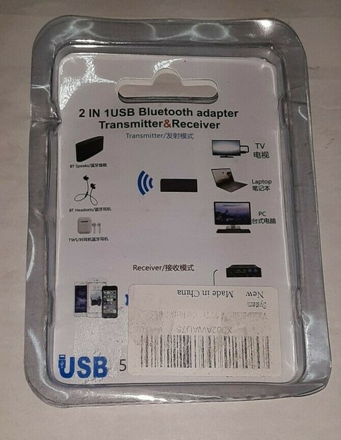 2 in 1 Bluetooth 5.0 Transmitter & Receiver USB Adapter Vikano Yet-tr9 ...