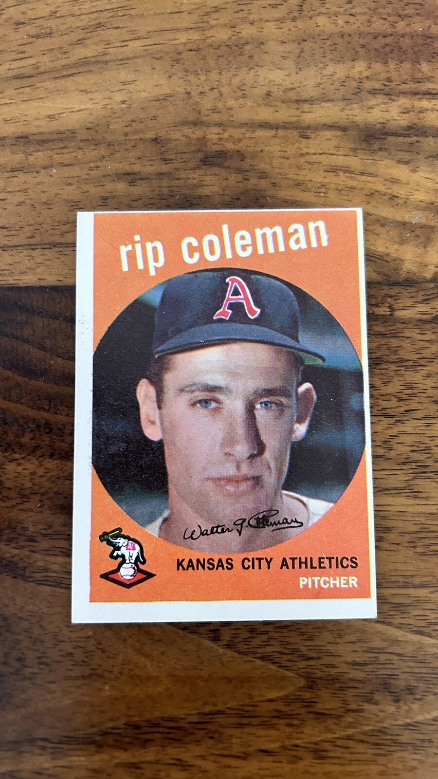 1959 Topps Set-Break # 51 Rip Coleman Kansas City Athletics EX | eBay