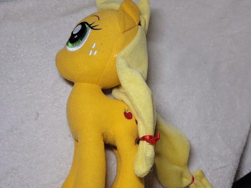 My Little Pony Applejack Plush 9.5” Orange Blonde Stuffed Animal Toy ...