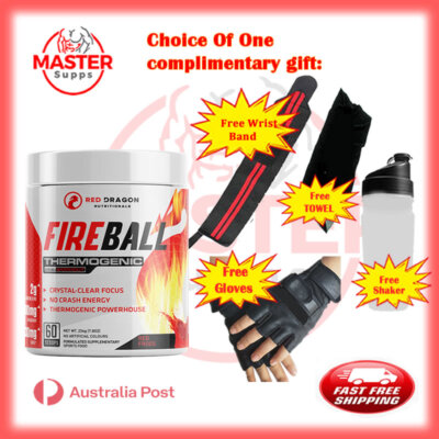 Red Dragon Nutritionals Fireball Thermogenic Fat Burner Pre Workout ...