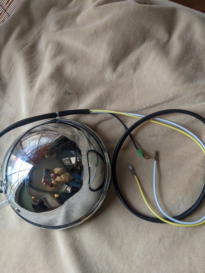 NICE Cushman Motorcycle, Motor Scooter Headlight, Allstate, 12 volt ...