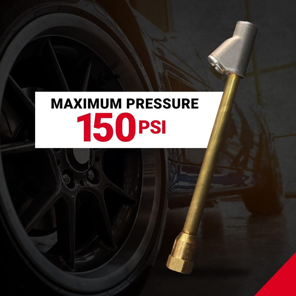 Milton Tire Air Chuck Dual Head Heavy Duty Truck Straight Large Bore ...