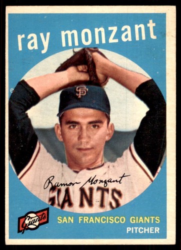 1959 Topps Ray Monzant 100 Baseball Cards #332 | eBay