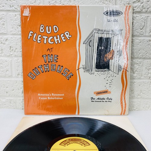 IN SHRINK‼ Bud Fletcher at the Outhouse 12" Cajun Comedy Louisiana LL ...