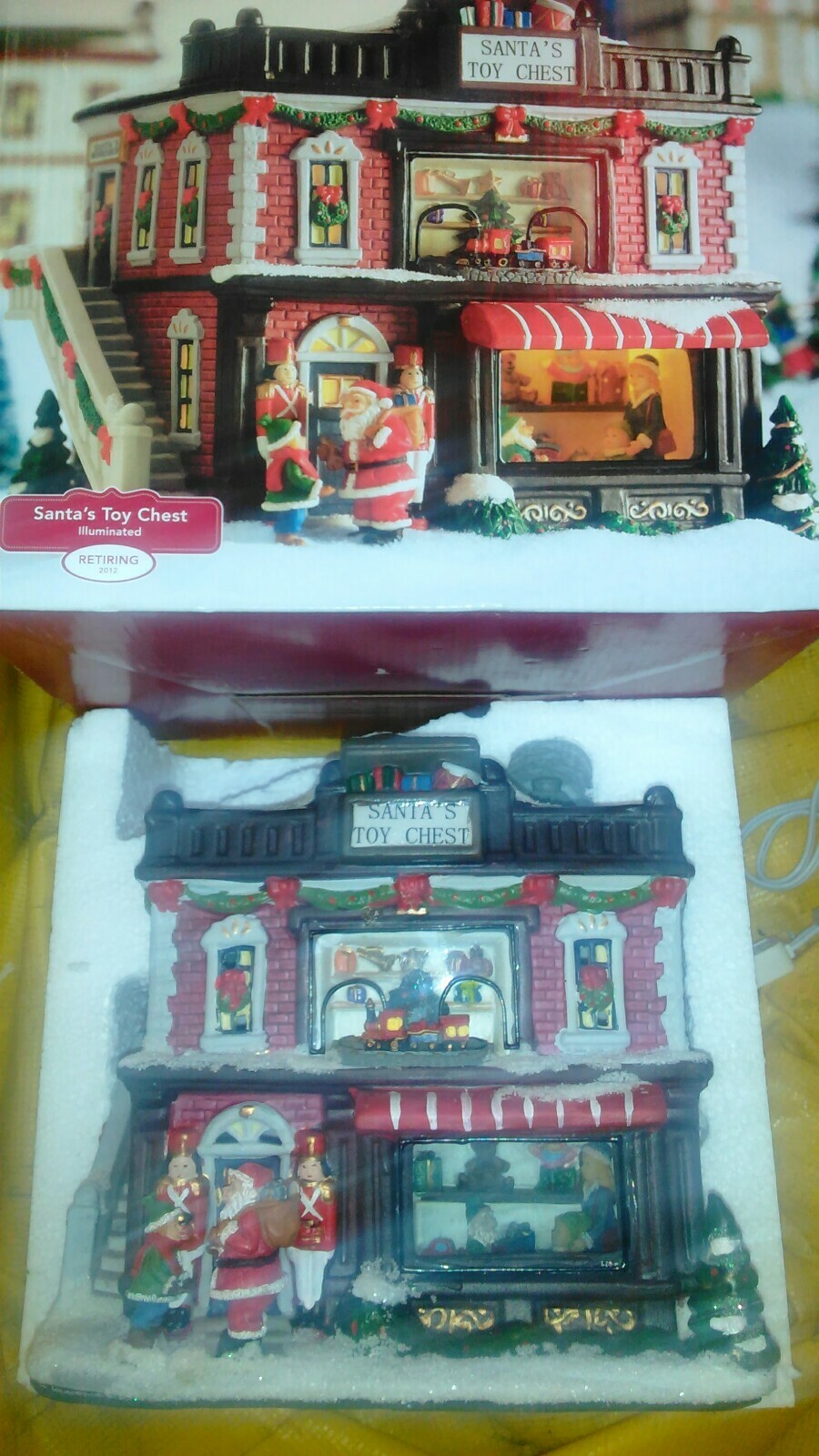"SANTA'S TOY CHEST" -- St. Nicholas Square (Retired) | eBay