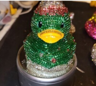 New custom large bling bling christmas tree duck | eBay
