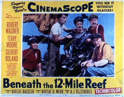 35m-6296 Robert Wagner Gilbert Roland film Beneath the 12 Mile Reef 35m ...