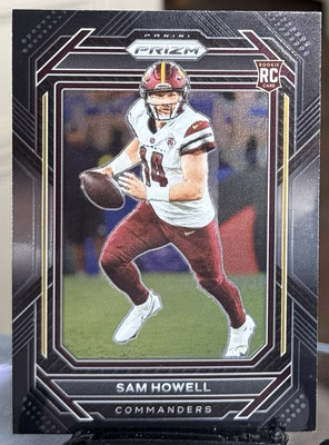 Sam Howell ROOKIE CARD 2022 Chronicles Prizm Black Football #PB-10 ...