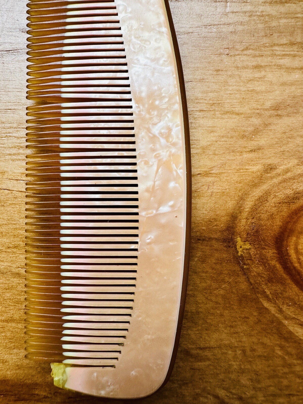 1920’S Art Deco Celluloid La Parisienne Hair Comb FRA… - Gem