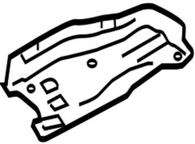 58724-60080 Toyota Protector, luggage compartment side cover, no.2 ...