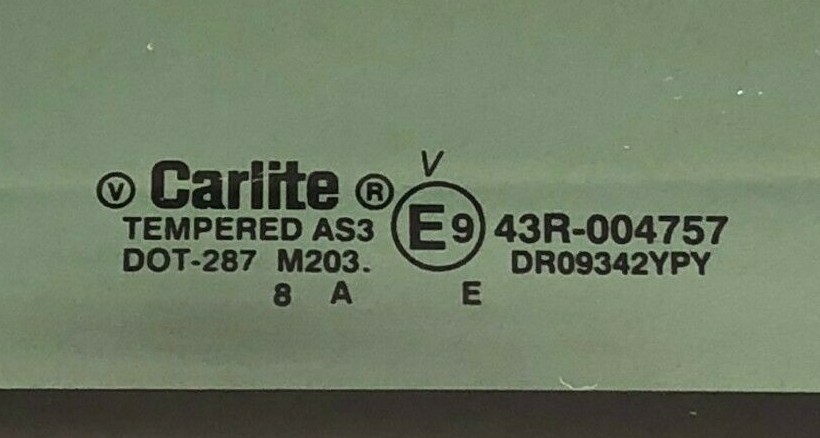 Webasto Solaire 4300-5300 Aftermarket Sunroof Glass 1597WA0100AB ...