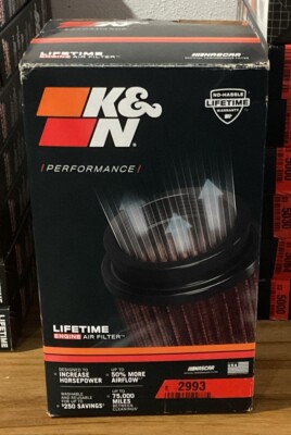 K&N E-2993 Hi-Flow Air Intake Drop in Filter for 2012-2018 Ford Focus ...