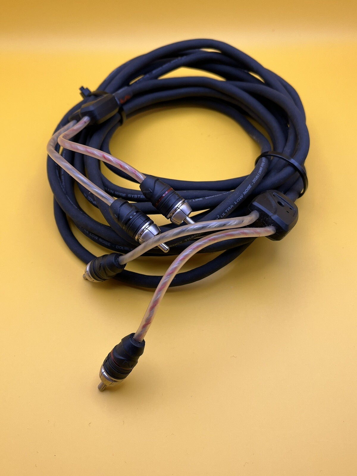 Audison Connection RCA CABLE 2 CHANNEL BT2 550 18FT 5.5m 2 CHANNEL ...