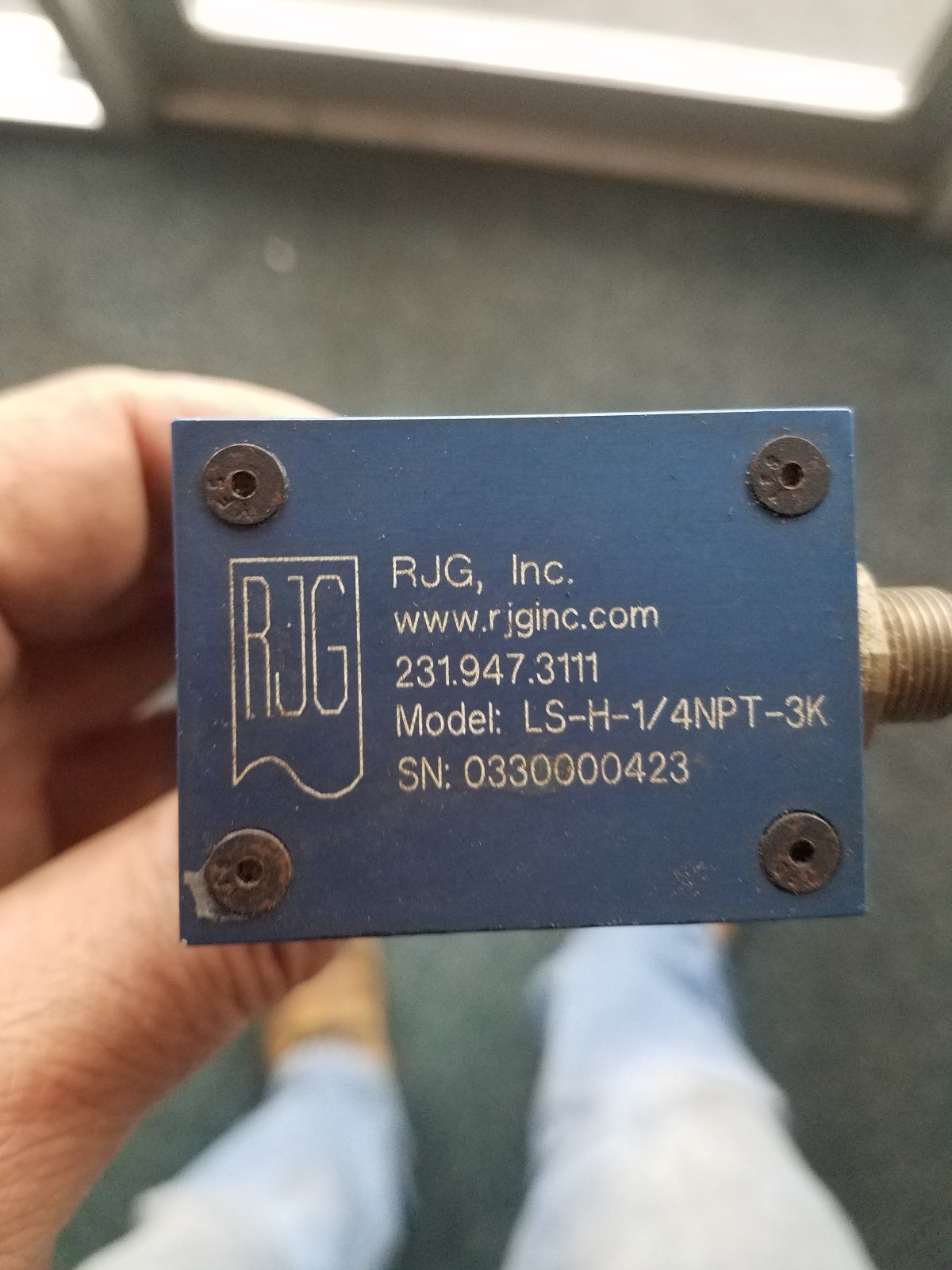 Rjg Inc. Sensor LS-H-1/4NPT-3K Used | eBay