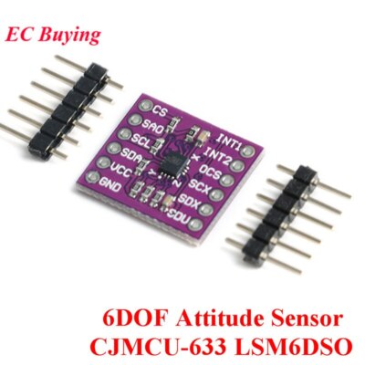 CJMCU-633 LSM6DSO 6DOF Sensor Module 3D Accelerometer SPI I2C Serial ...