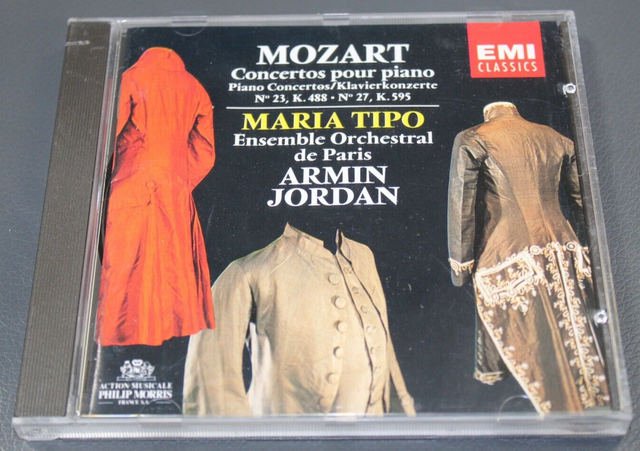 Mozart: Concertos for Piano nos 23 & 27 / Jordan, Tipo by Maria Tipo ...