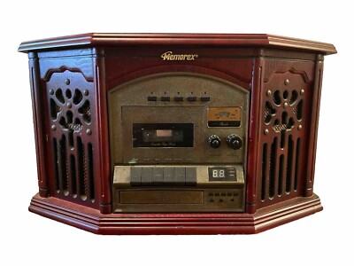 Memorex Record Player Vintage Style Radio CD tape Turntable Recordable ...