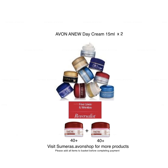 Avon Anew Anti-Aging Day Creams 50ml & Travel Size15ml ~ Free P&P ...