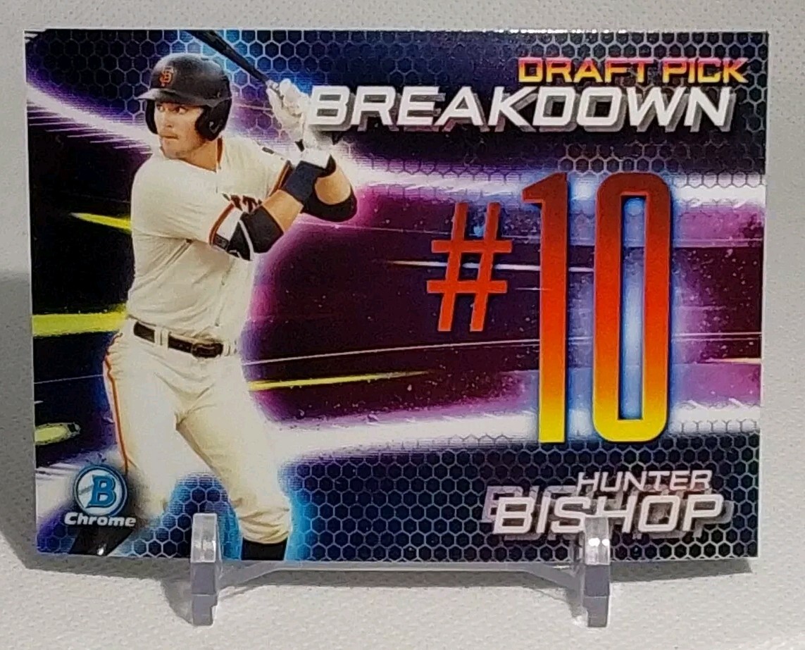 ⚾️2019 bowman chrome HUNTER BISHOP (rookie/insert) #BSB-HB⚾️ *Giants ...