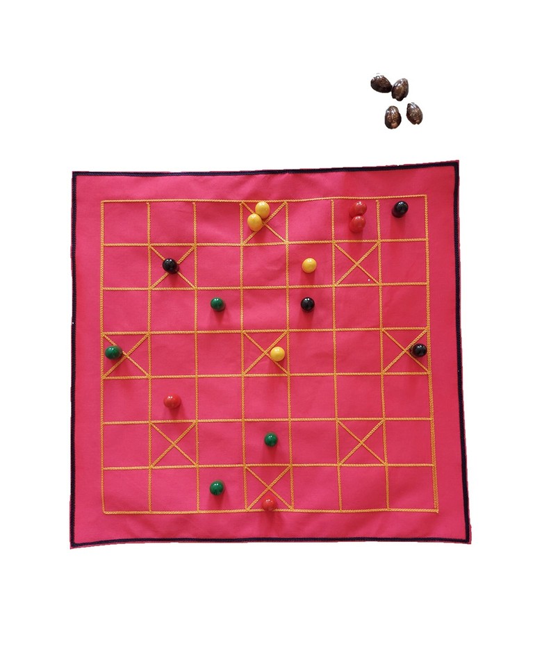 Traditional Chausar, Chopad, Parcheesi, Pachisi, Pagade, Thayam, Ludo ...