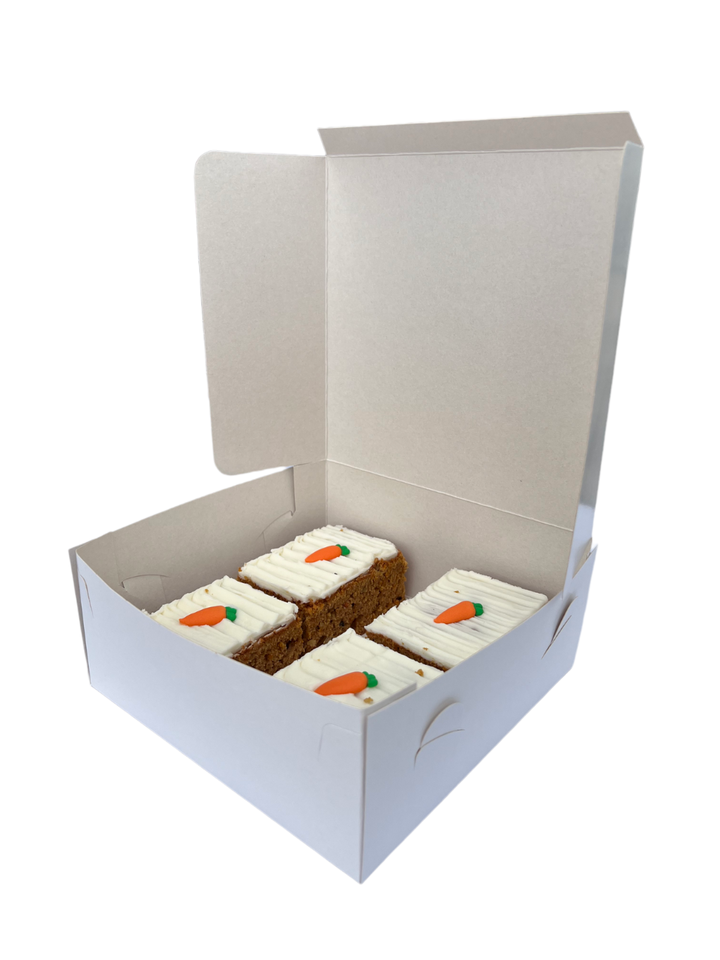 WHITE CARDBOARD CAKE BOXES – FOLD FLAT - VARIOUS SIZES | 5”, 6”, 7”, 8 ...