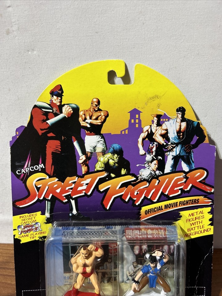 RARE 1994 HASBRO STREET FIGHTER ZANGIEF VS CHUN LI XIANG DIECAST ...