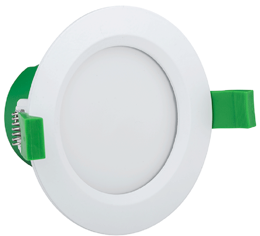 Clipsal LED DOWNLIGHT 90mm 9W 950lm 4000K IP44 Rated, White Trim *Aust ...