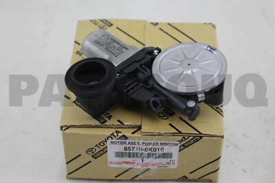 857100K010 Genuine Toyota MOTOR ASSY, POWER WINDOW REGULATOR, RH/LH ...