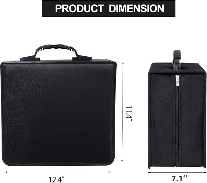 520 Disc CD DVD Portable Organizer Holder Storage Case Wallet Album ...