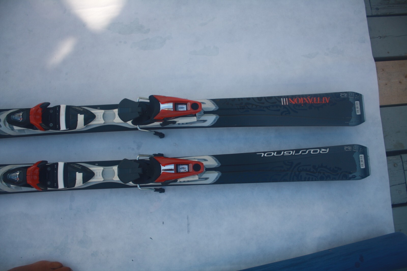 ROSSIGNOL ATTRAXION 3 SKIS SIZE 162 CM WITH ROSSIGNOL BINDINGS | eBay